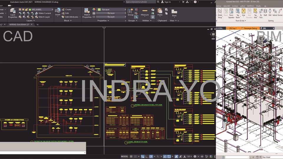 Jasa Gambar CAD Perhitungan MEP Mekanikal Elektrikal Plumbing ...