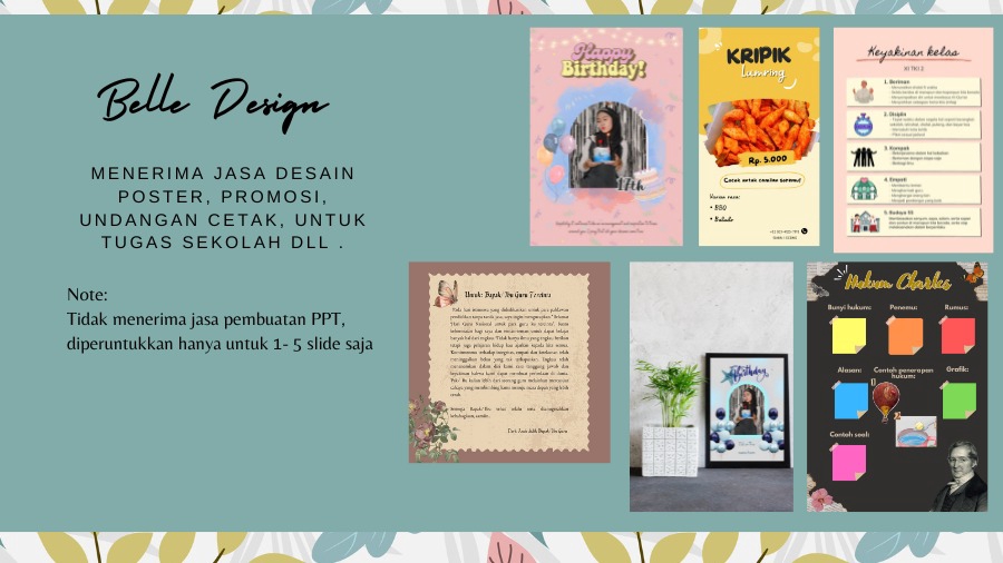 DESAIN TEMPLATE CANVA| POSTER| FOTO
