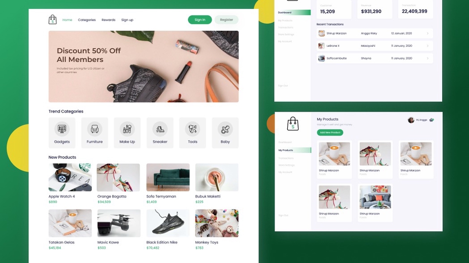 Jasa Pembuatan Front-End Website (Bootstrap, Tailwind CSS, Vue JS)