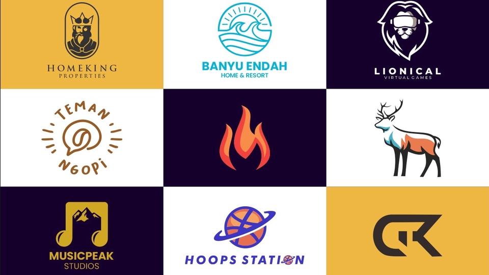 Desain Logo Minimalis & Modern Untuk Perusahaan & UMKM