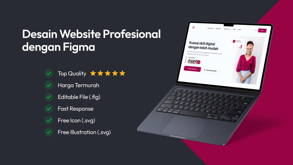 Desain Website Profesional dengan Figma
