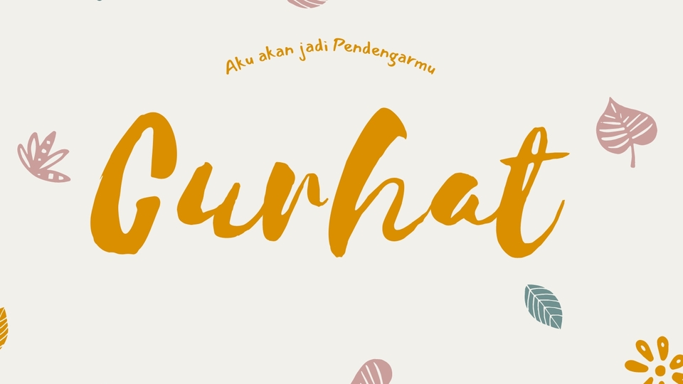 Curhat Yuk, Aku Akan Jadi Pendengarmu Setiamu