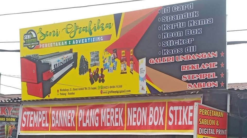 Jasa Desain Banner, Kartu Nama, Stempel, dan Undangan Digital