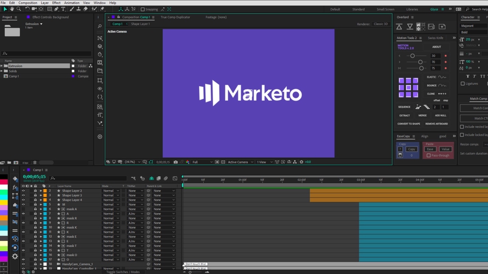 Membuat animasi logo berkelas