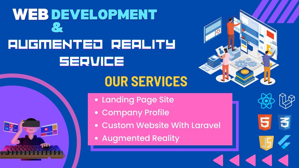 Web Development, Landing Page, dan AR Development