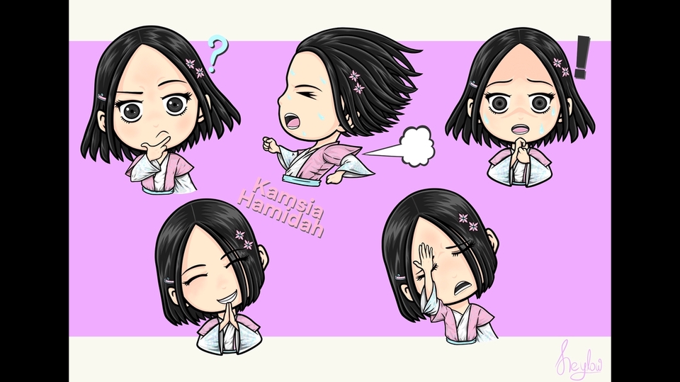 Custom Desain Sticker Lucu dan Keren