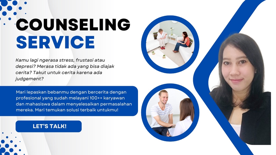 KONSULTASI: Curhat, Pengembangan Karir, Mental Health, Diskusi Solusi