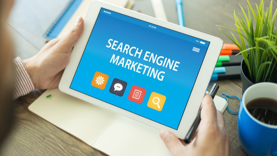 SEO website content with banner design