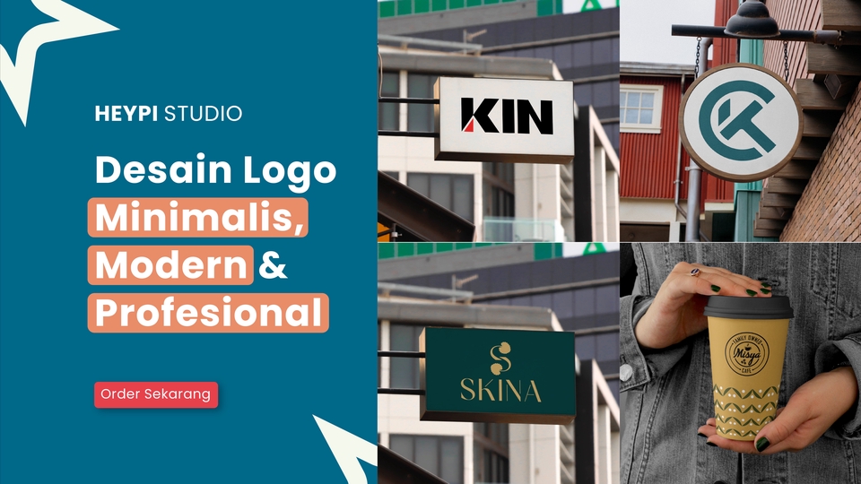 LOGO MINIMALIS, MODERN & PROFESIONAL UNTUK UMKM & PERUSAHAAN ANDA