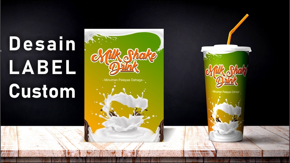 Desain Label Kemasan Custom