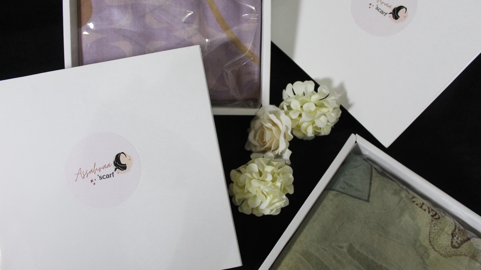 Desain hijab printing