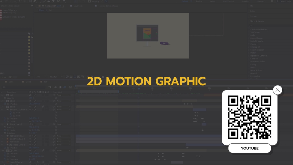 2D Motion Graphic, โมชั่นกราฟิก