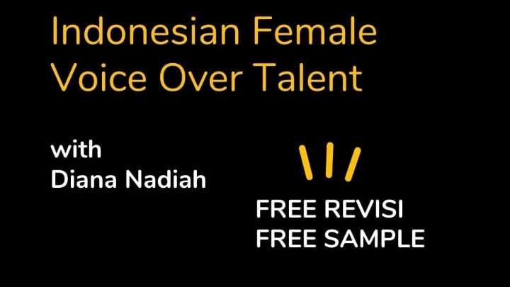Pengisi Suara Wanita, Female Voice over (youtube, commercial, explainer ...
