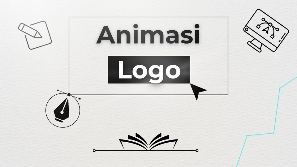 Simple 2D Logo Animasi (Eye Cathing, Modern, Clean)