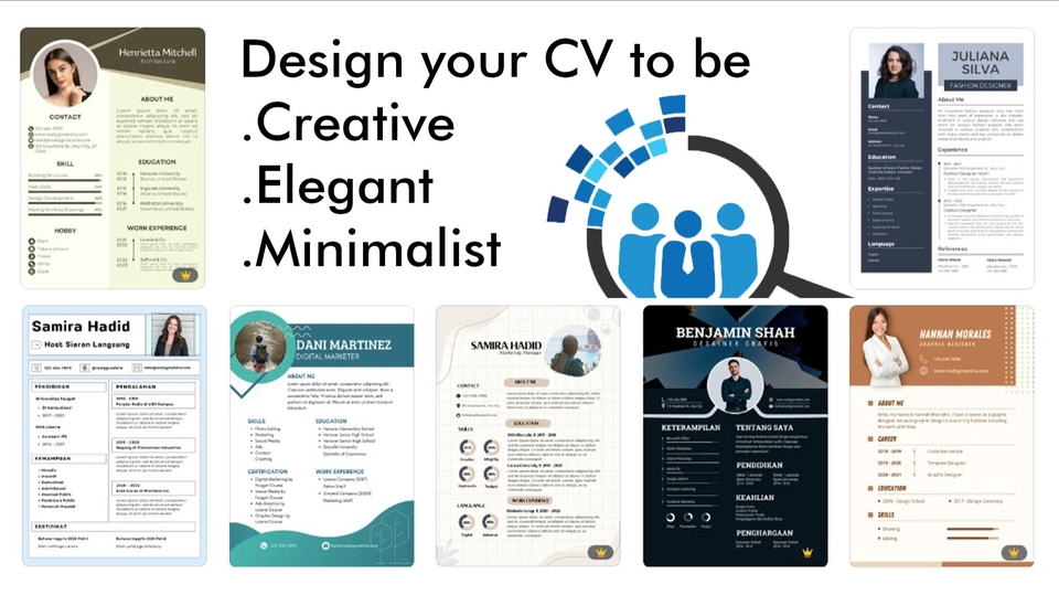 Design CV kreatif dan menarik
