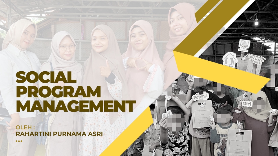 Penyusunan Social Program/Project dengan/tanpa Pendampingan Sosial