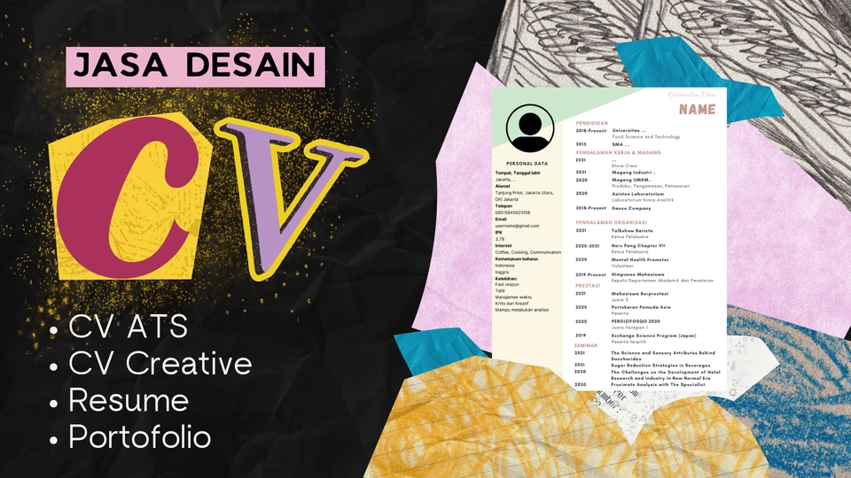 CV Modern dan Elegan untuk Menarik Perhatian Perekrut