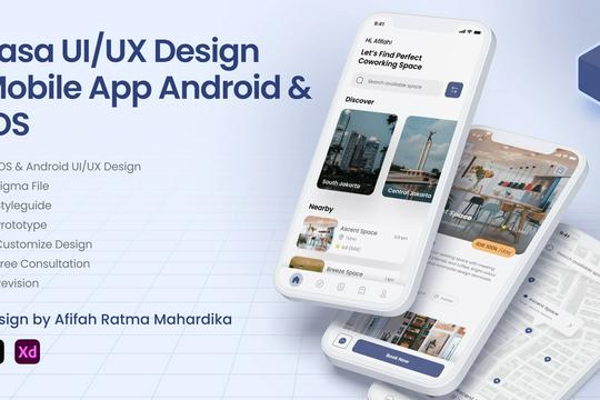 Jasa Desain UI/UX Design Mobile App Android & IOS