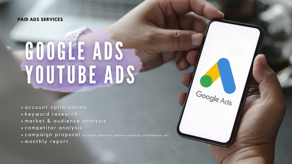 Paid Ads Service (Google Ads & YouTube Ads)