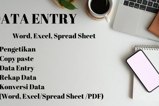 Input Data | Data Service: Data Entry, Copy Data, Data Searching