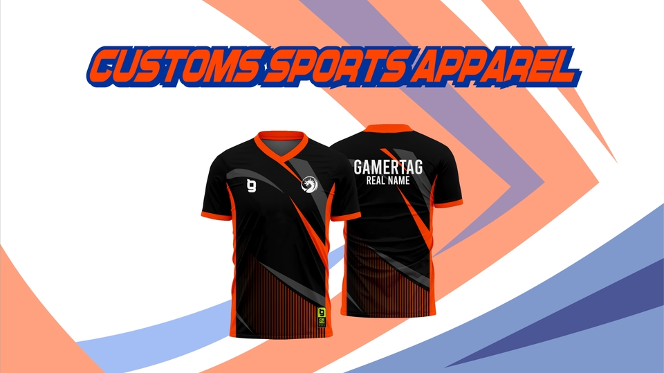 jasa disain custom jersey olahraga (sepak bola, bola voli, gaming ...
