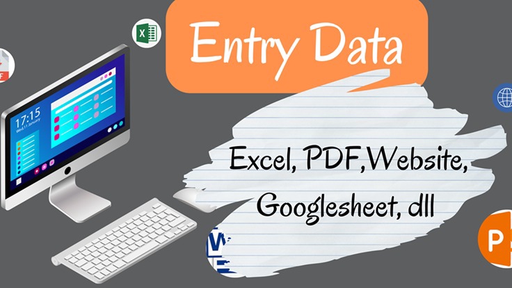 Data Entry/Input, Searching Data Ms. Excel, Word, PDF, Web, Jurnal, Prosiding.