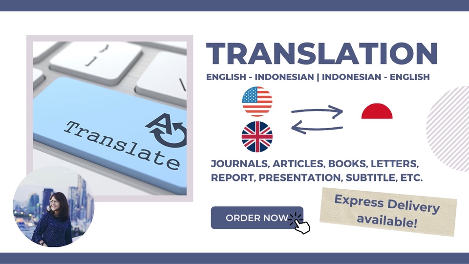 English / Indonesia Translator | Express Delivery!