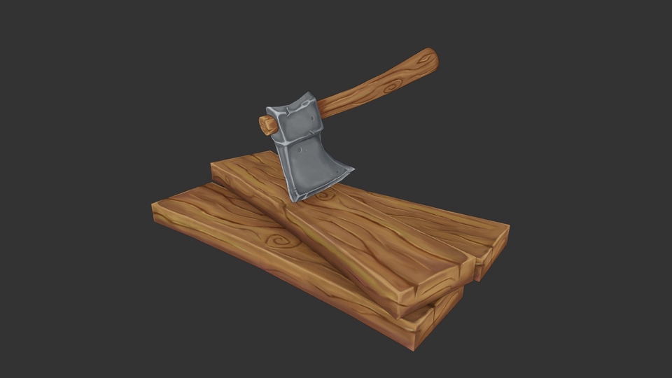 3D Stylized Property untuk Asset Game / Animasi