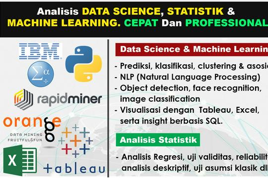 Jasa Data Science Cepat & Professional : Analisis Data, Statistik ...