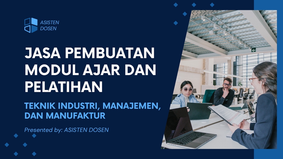 Jasa Pembuatan Modul Ajar dan Pelatihan Teknik Industri, Manajemen, dan ...