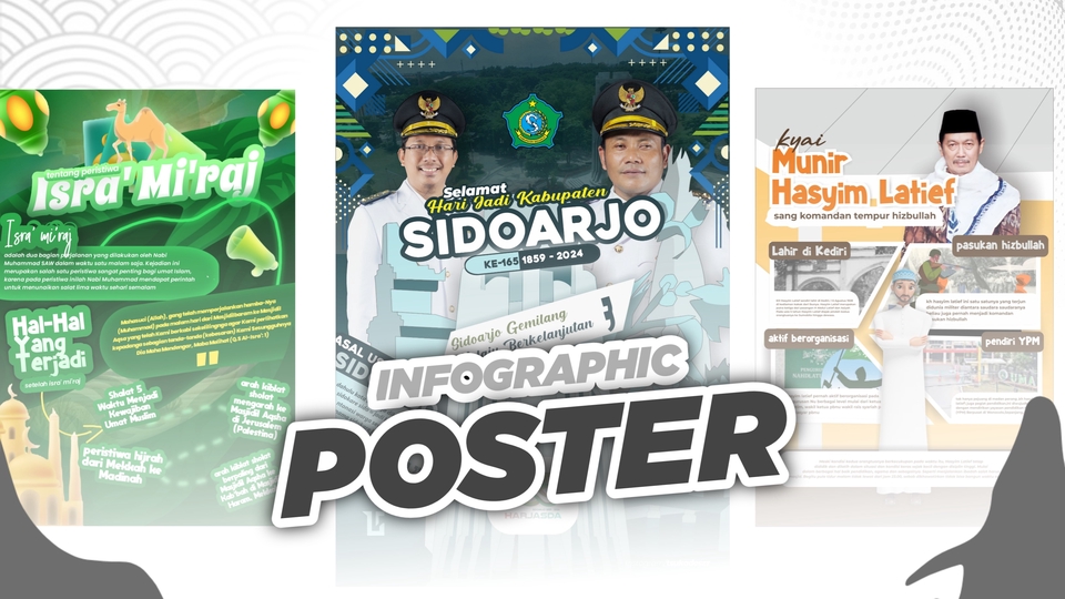 JASA DESAIN POSTER BANNER INFOGRAFIS SOSIAL MEDIA FREE REVISI