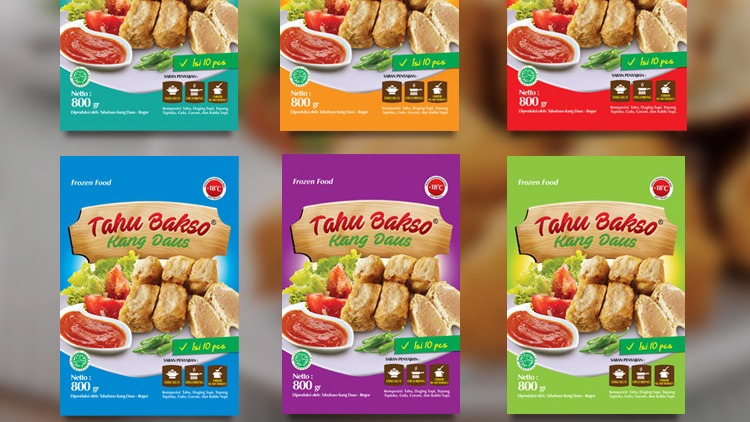 label produk / stiker produk