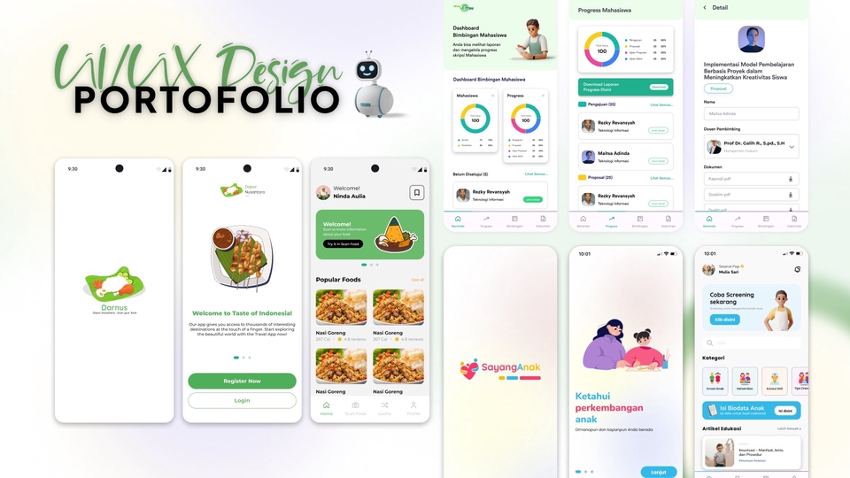 Saya akan menjadi UI Designer untuk mobile atau landing page website anda