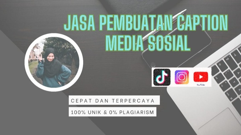 Pembuatan Caption Media Sosial Modren