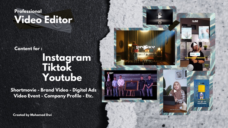 Video Editor Professional - Bandung