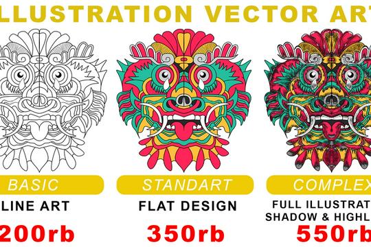 Vector ART Illustration, 1 Hari Jadi