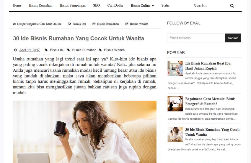 Jasa Penulisan Artikel Bahasa Indonesia