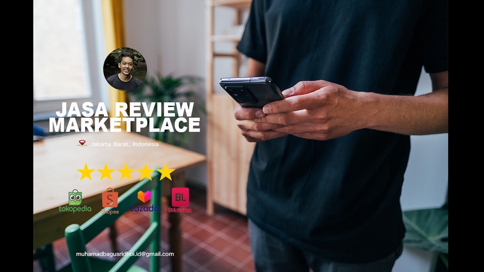 Jasa Review Ulasan Rating 5 Marketplace Jakarta