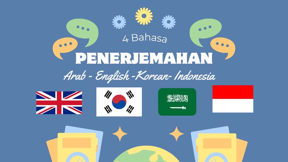 Terjemah Arab-Indonesia-Korean-English (Mutarjim)