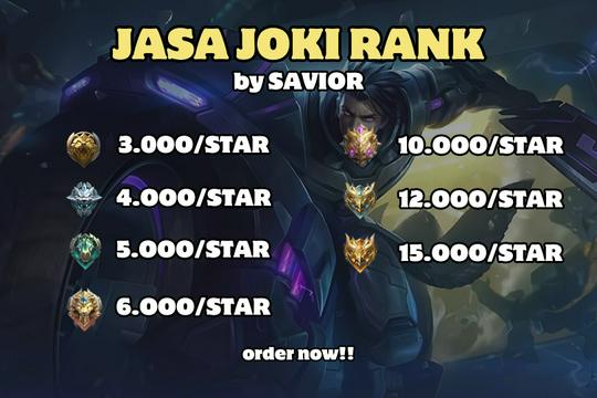 JASA JOKI RANK DAN MABAR MOBILE LEGENDS TERPERCAYA, MURAH DAN TERCEPAT