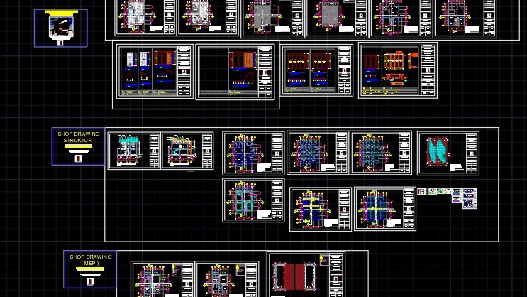 Shop drawing/DED Arsitektur , Struktur , MEP