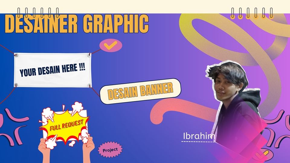 Desain Banner Sesuai Ukuran