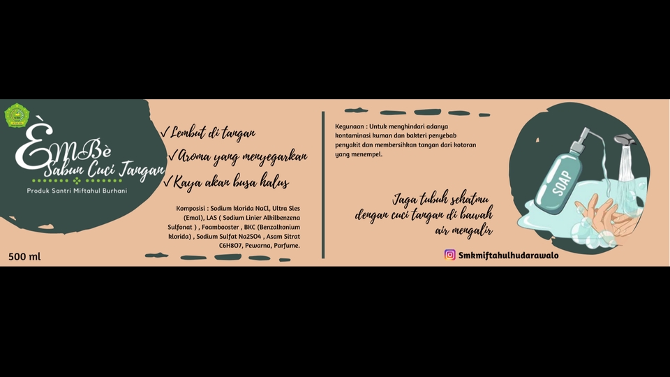 Desain Stiker/Label Kemasan Unique