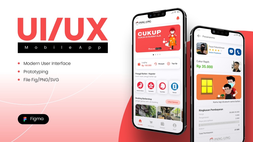 Desain UI & UX untuk aplikasi mobile dengan tampilan yang Menarik ...