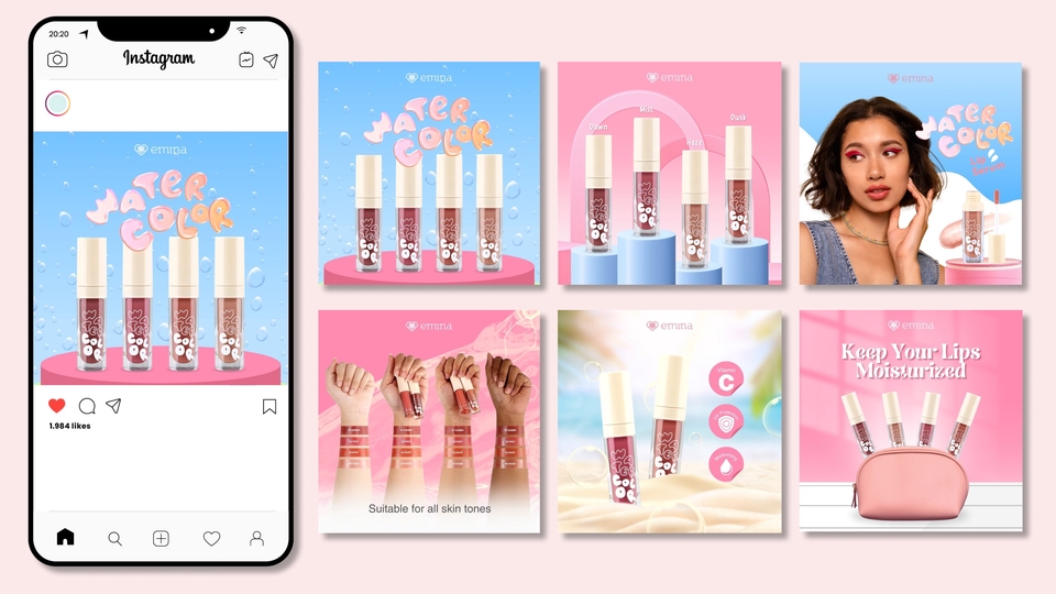 Custom Desain Feed, Postingan, IG Story, Carousel untuk Instagram ...