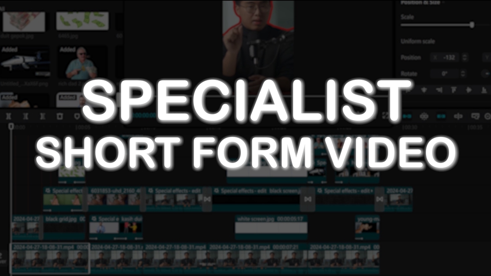 specialist editing short form content