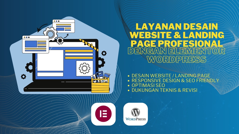 Layanan Desain Website & Landing Page Profesional dengan Elementor Pro ...