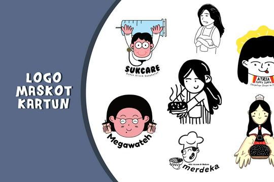 Professional Logo Brand Guidelines Maskot Kartun