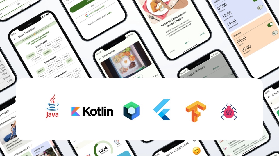 Buat Aplikasi Kotlin, Java, Flutter, Machine Learning, Bug Fixing ...