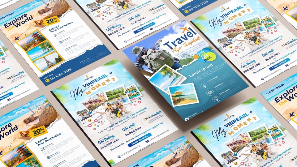 Desain poster traveling